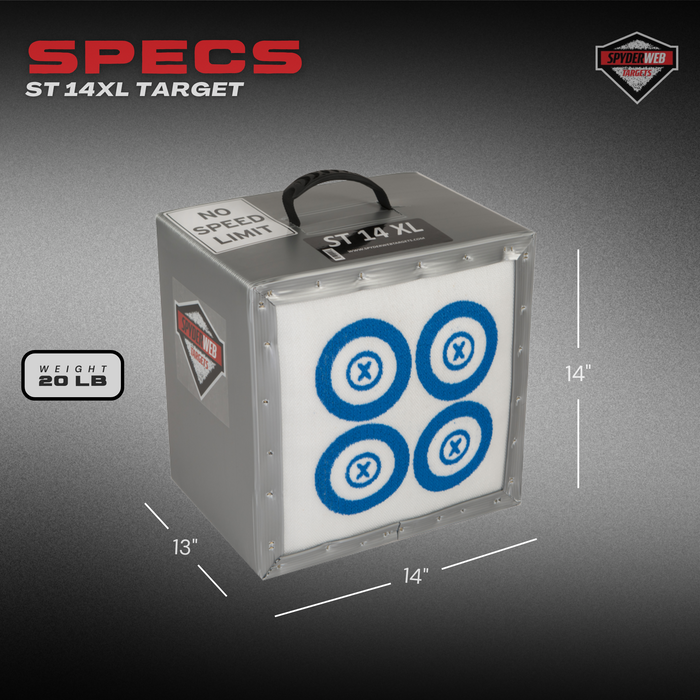 Archery Target ST 14 XL - NO SPEED LIMIT | SpyderWeb Targets